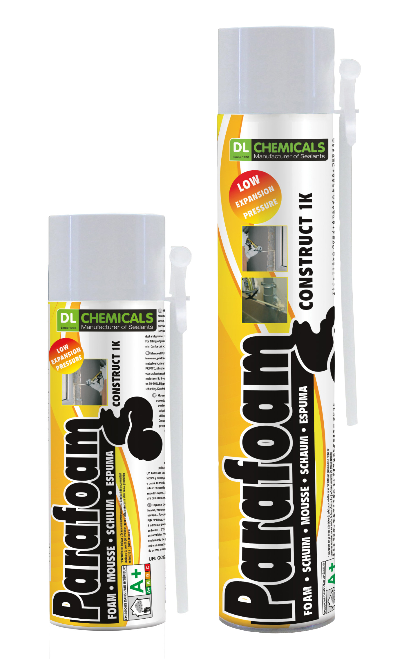 PU foam - Parafoam Construct 1K - DL Chemicals